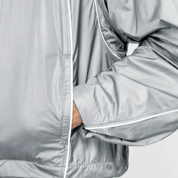 Nike X Jacquemus Track Jacket - Grey | Editorialist