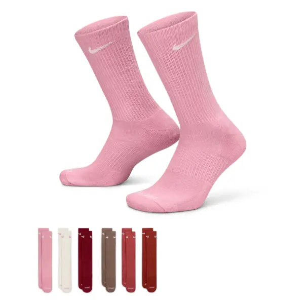 Nike Everyday Plus Cushioned Training Crew Socks - Multicolor