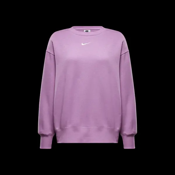 Nike Phoenix Fleece Oversized Crew-neck Sweatshirt - Pink