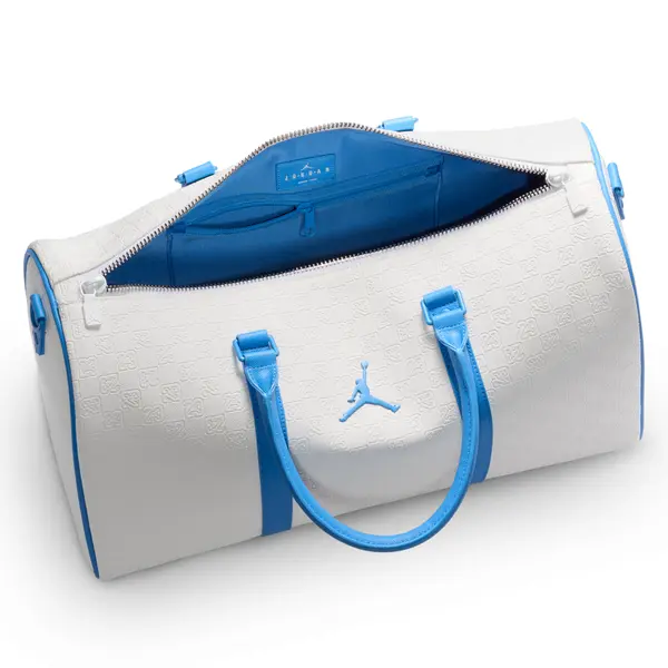 Jordan Monogram Duffle Bag - White | Editorialist