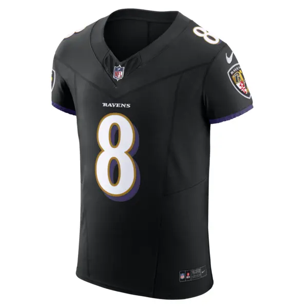 Nike Lamar Jackson Baltimore Ravens Nfl Elite Football Jersey - Black