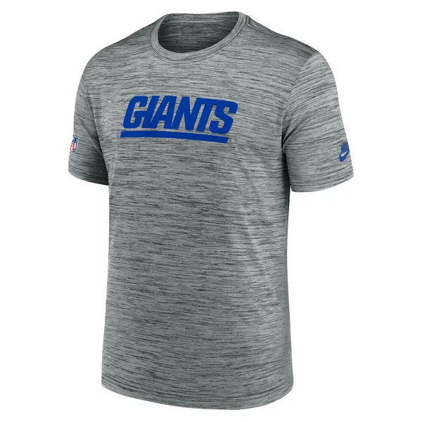 Nike New York Giants Sideline Velocity Dri-fit Nfl T-shirt - Grey