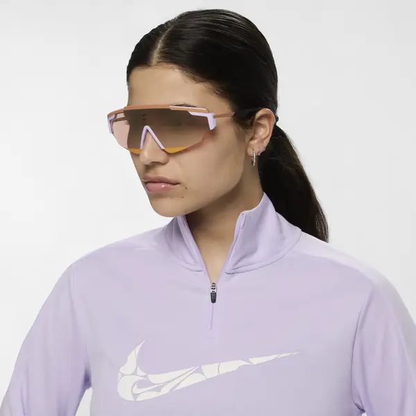 Nike Marquee Edge Mirrored Sunglasses - Purple