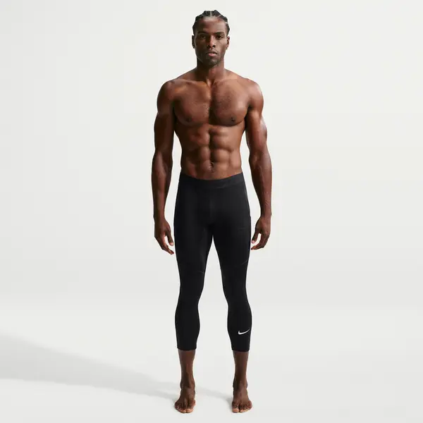 Nike Pro Dri-fit 3/4-length Fitness Tights - Black