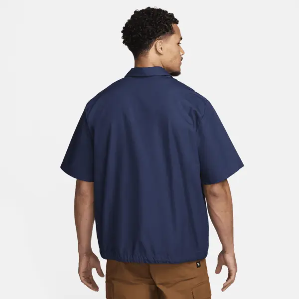 Nike Club Short-sleeve Oxford Button-up Shirt