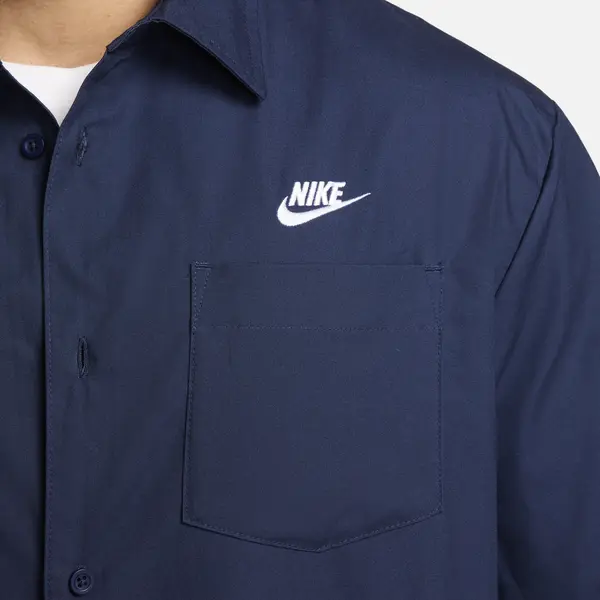 Nike Club Short-sleeve Oxford Button-up Shirt