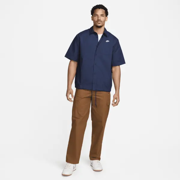 Nike Club Short-sleeve Oxford Button-up Shirt