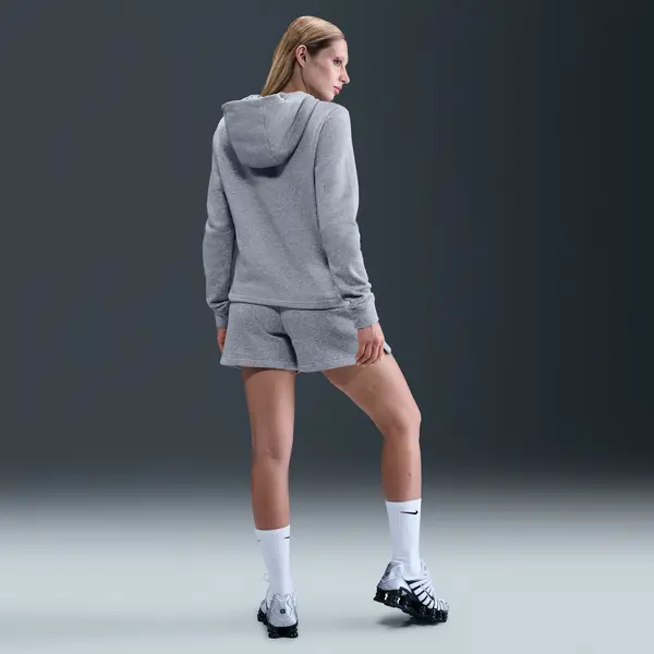 Nike Club Fleece Pullover Hoodie - Grey