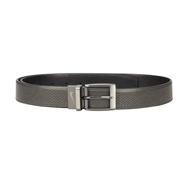 Nike Tour Golf Perforated Reversible Belt - Grey