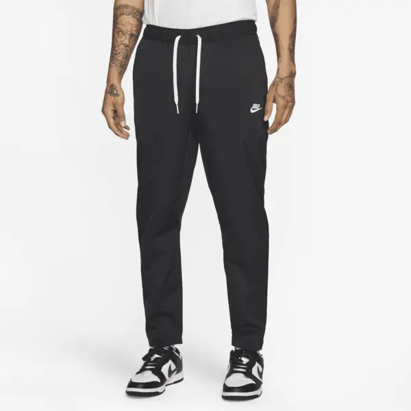 Nike Club Woven Tapered Leg Pants - Black