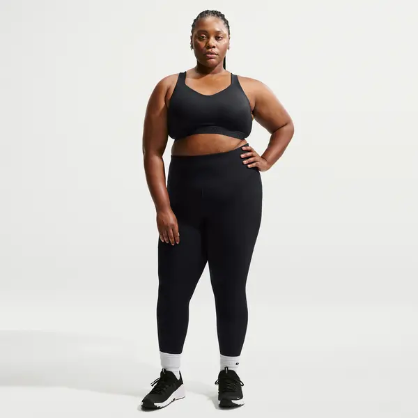 Nike Indy High Support Padded Adjustable Sports Bra - Black