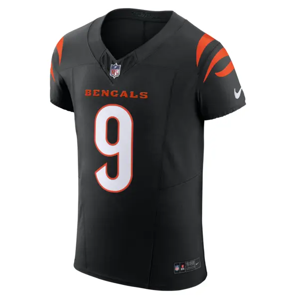 Nike Joe Burrow Cincinnati Bengals Dri-fit Nfl Elite Football Jersey - Black