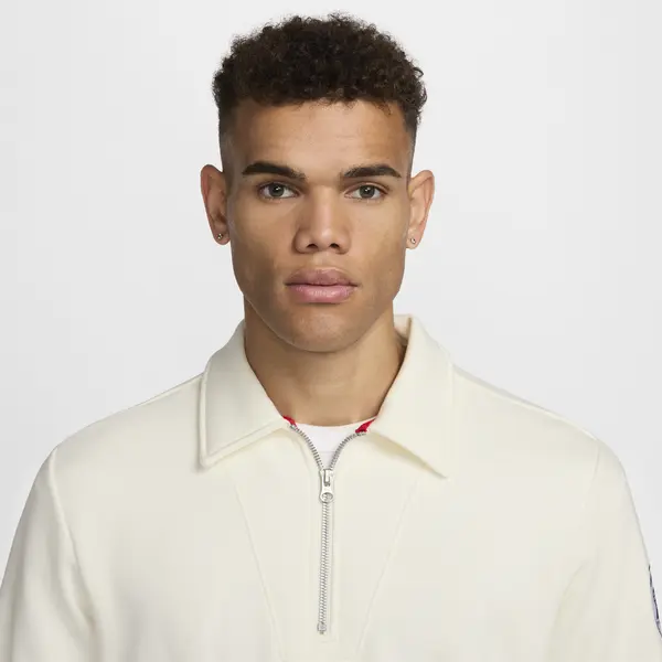 Nike Giannis Standard Issue 1/4-Zip Basketball Top In White 14