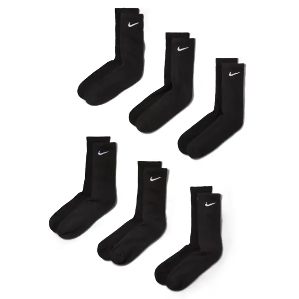 Nike Everyday Cushioned Training Crew Socks - Black