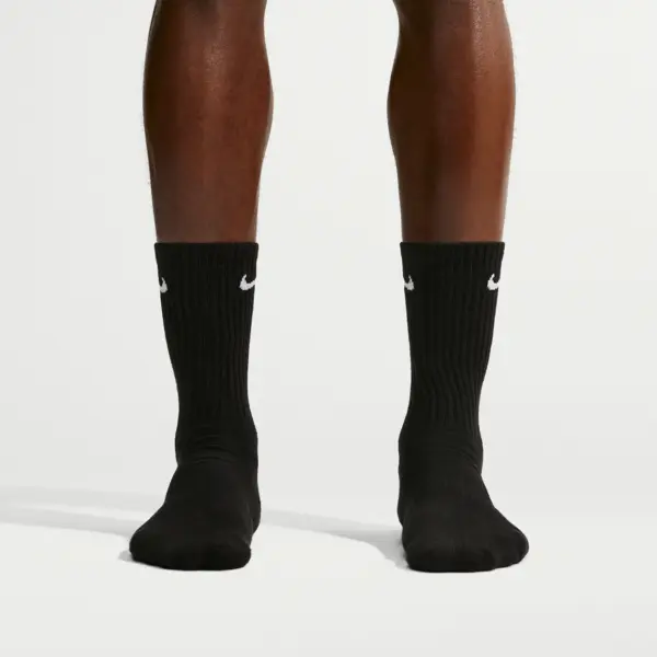 Nike Everyday Cushioned Training Crew Socks - Black