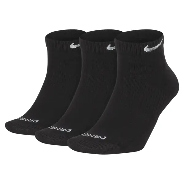 Nike Everyday Plus Cushioned Training Low Socks - Black