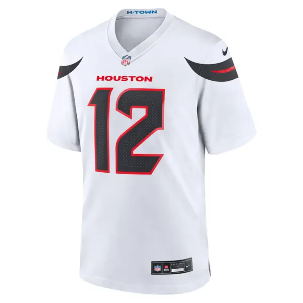 Nike Nico Collins Houston Texans Nfl Game Football Jersey - White