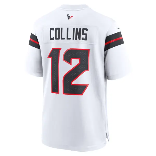 Nike Nico Collins Houston Texans Nfl Game Football Jersey - White
