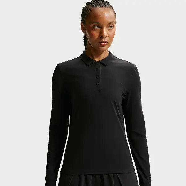 Nike Victory Dri-fit Long-sleeve Polo - Black
