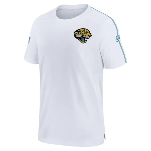 Nike Jacksonville Jaguars Sideline Coach Dri-fit Nfl Top - White