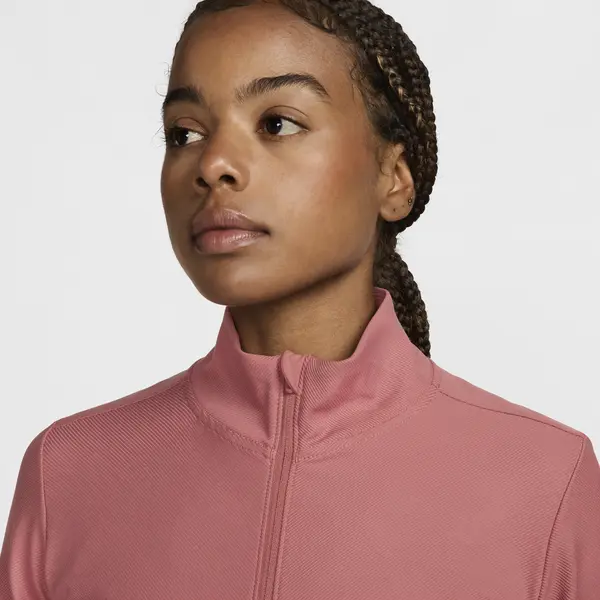 Nike One Rib Dri-fit Full-zip Mid Layer