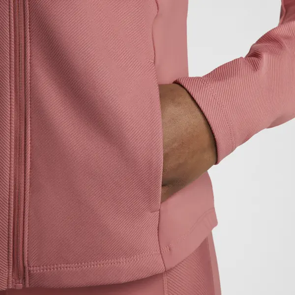 Nike One Rib Dri-fit Full-zip Mid Layer
