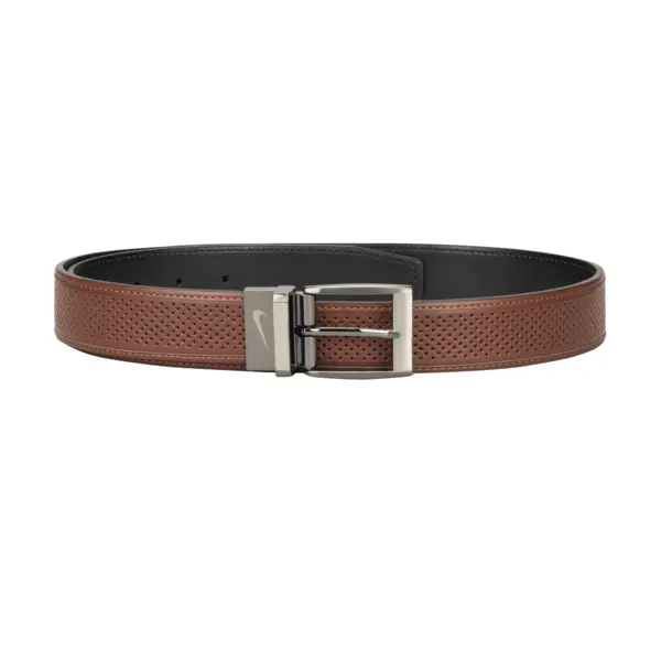 Nike Tour Golf Perforated Reversible Belt - Brown