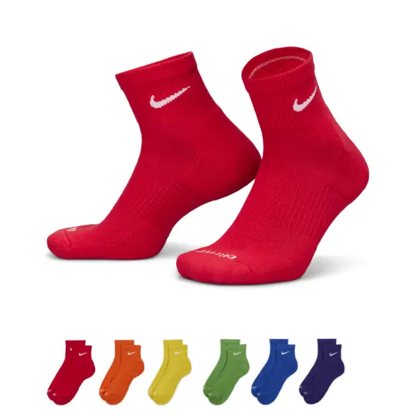 Nike Everyday Plus Cushioned Training Ankle Socks - Multicolor