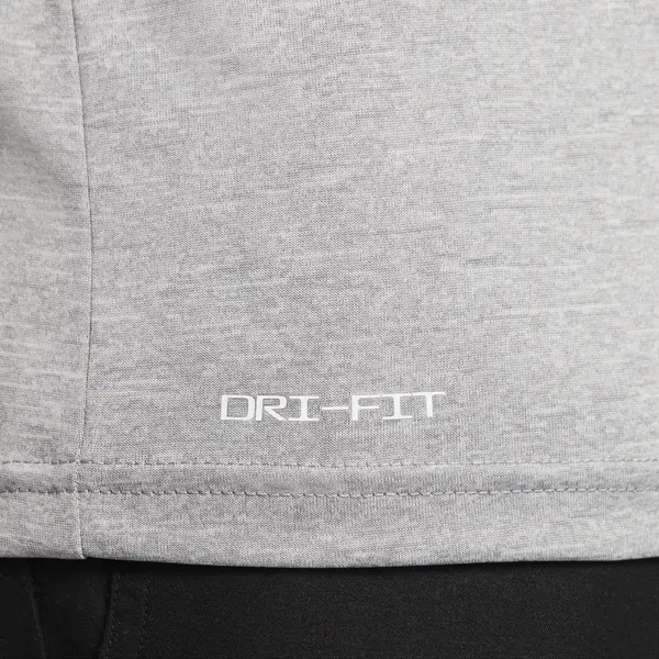 Nike Dri-fit Uv Short Sleeve Top - Grey