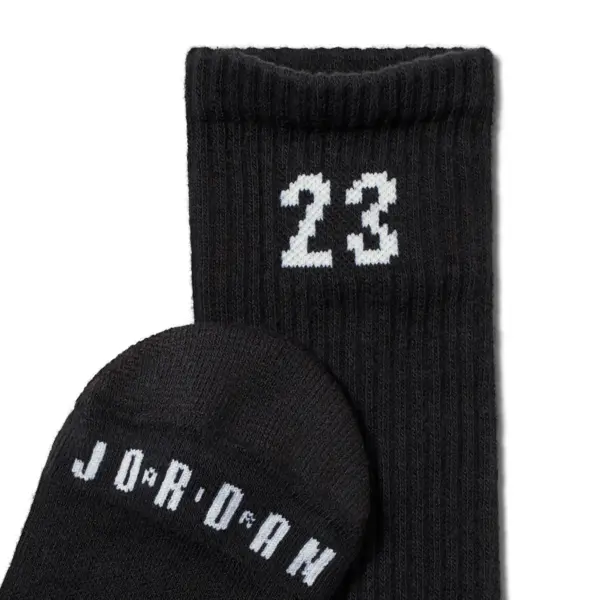 JORDAN Essentials Crew Socks 3 Pairs - Black