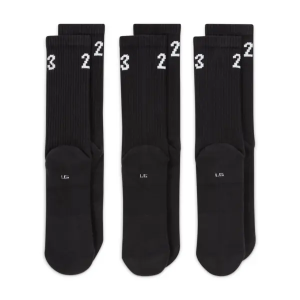 JORDAN Essentials Crew Socks 3 Pairs - Black