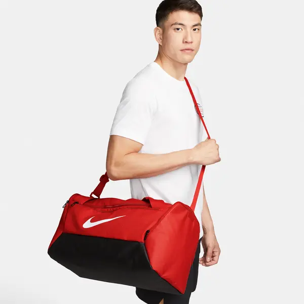 Nike Brasilia Training Duffel Bag - Red