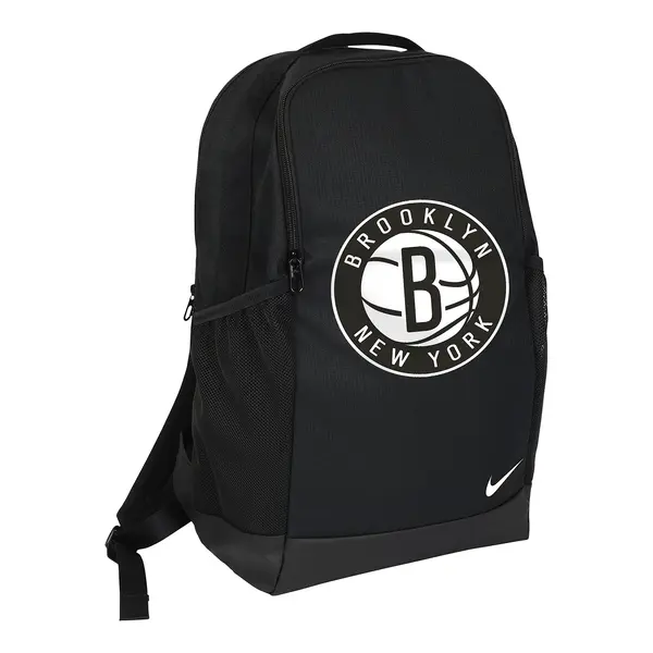 Nike Brooklyn Nets Brasilia Nba Backpack - Black