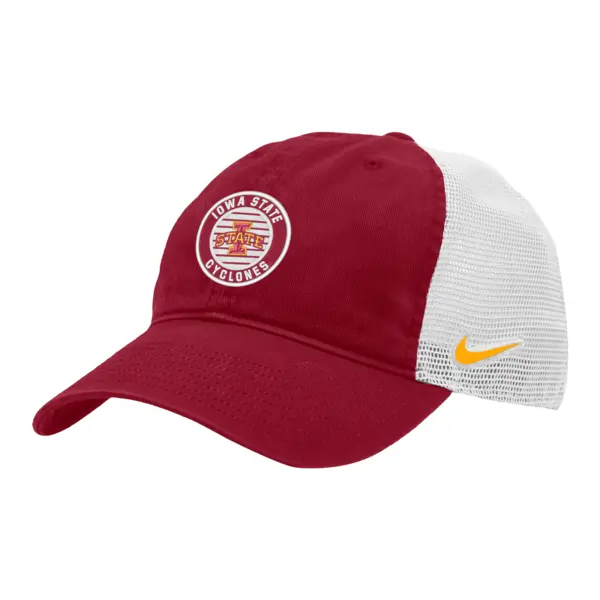 Nike Iowa State Heritage86 College Trucker Hat - Red