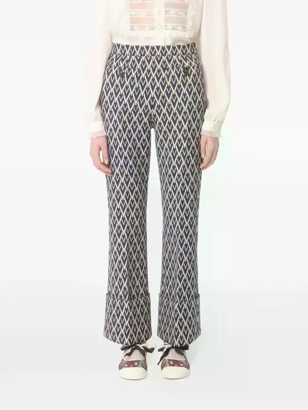 Valentino Garavani Toute La V Jacquard Trousers