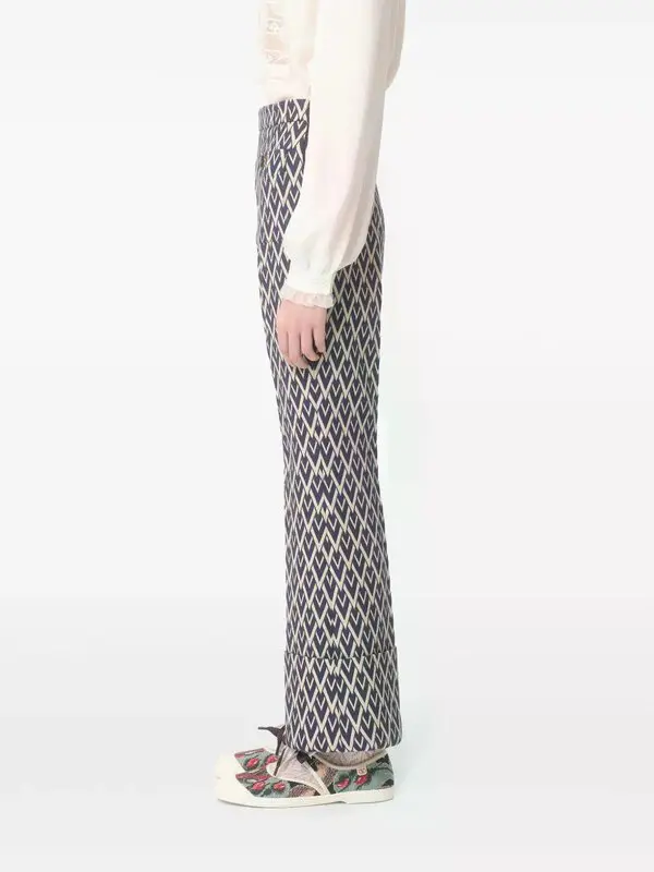 Valentino Garavani Toute La V Jacquard Trousers