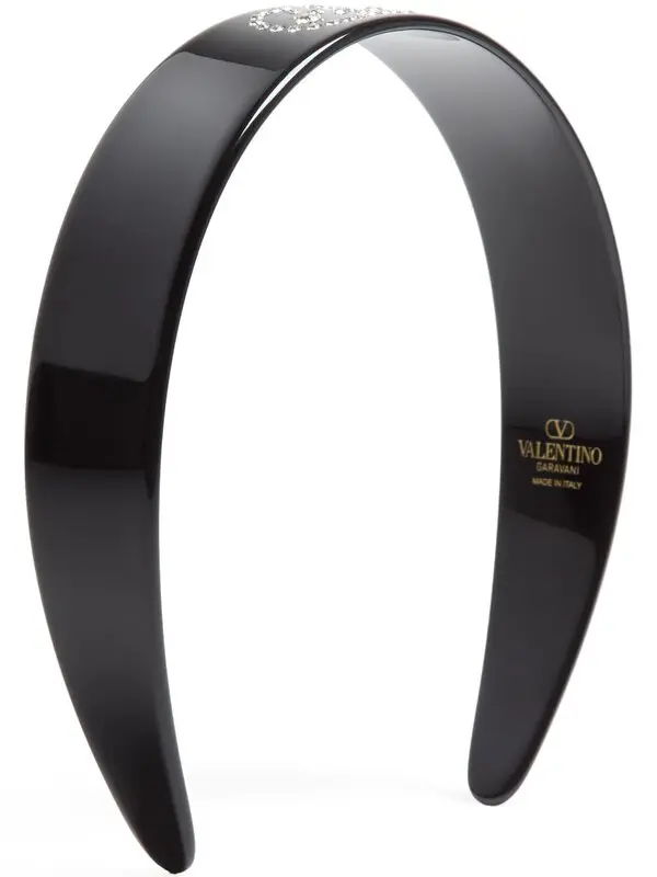Valentino Garavani Vlogo Headband - Black