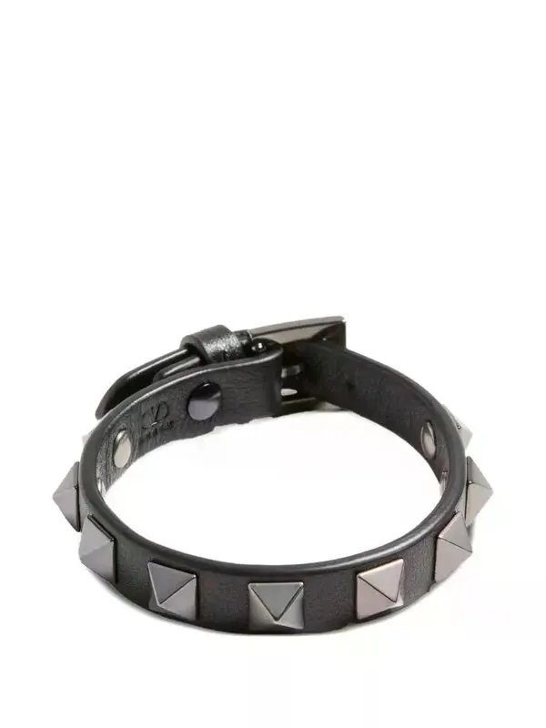 Valentino Garavani Rockstud-embellished Bracelet - Black