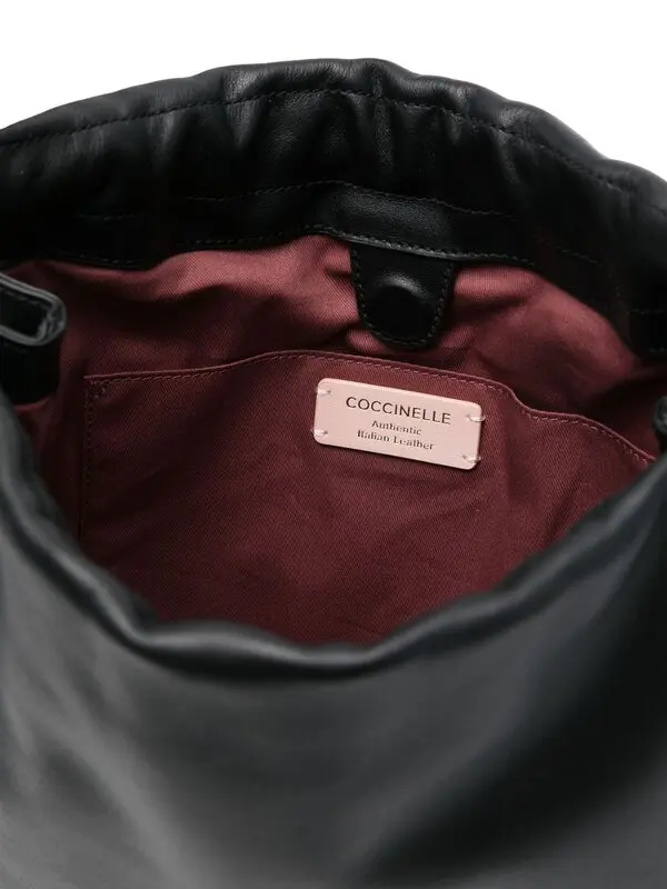 COCCINELLE Logo-embossed Tote Bag - Black
