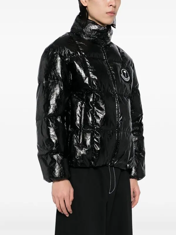 Moncler X Palm Angels Down Jacket - Black | Editorialist