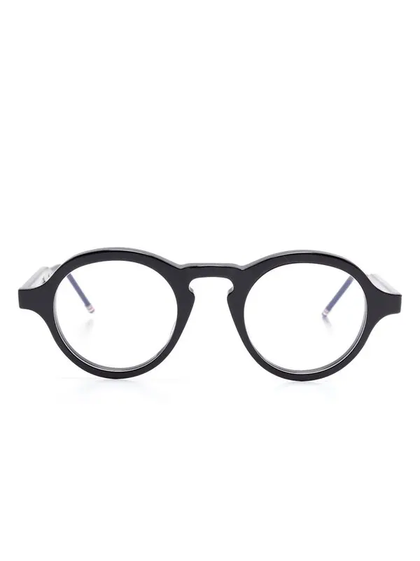 Thom Browne Round-frame Glasses - Black
