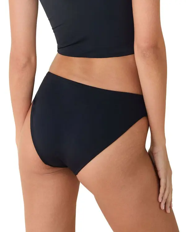 ANDIE Low Rise Bikini Bottom - Black