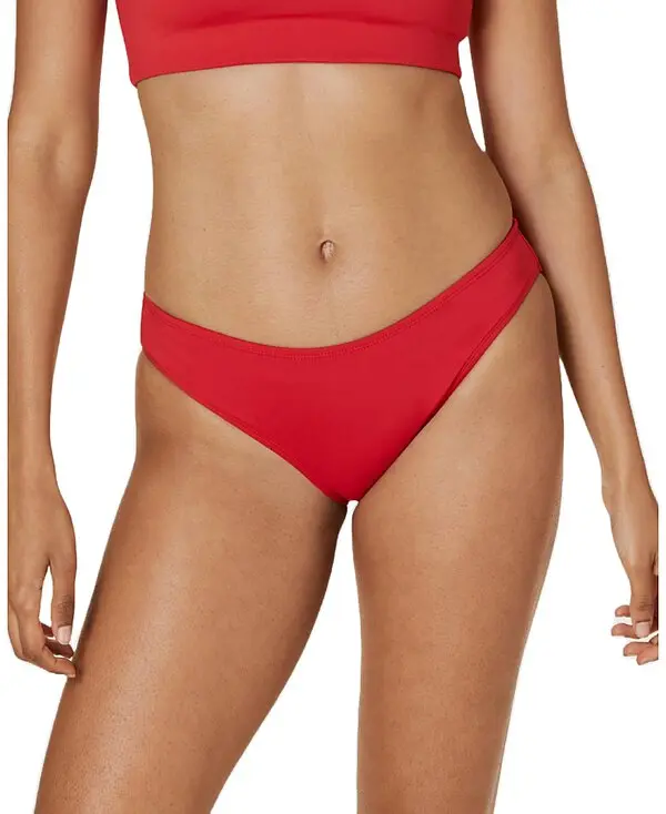 ANDIE Low Rise Bikini Bottom - Cherry Red