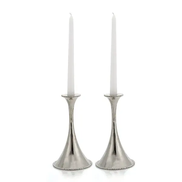Michael Aram Molten Candlestick Holders - Nickelplate