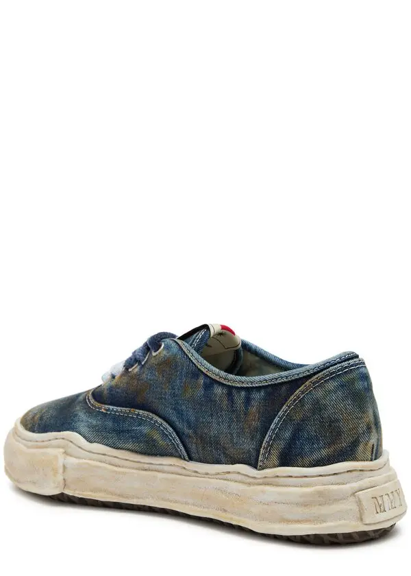MAISON MIHARA YASUHIRO Maison Mihara Yasuhiro Baker Distressed Denim Sneakers
