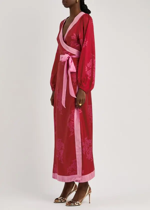 hannah silk dress Hannah Gown in Chocolate Silk  Loup Charmant