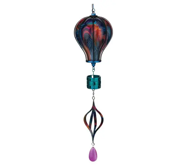 REGAL ART & GIFT Swirl Balloon Spinner Solar La Ntern Multi - One-color