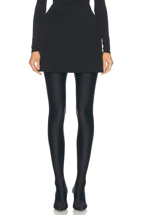 Balenciaga Hourglass Mini Skirt - Black
