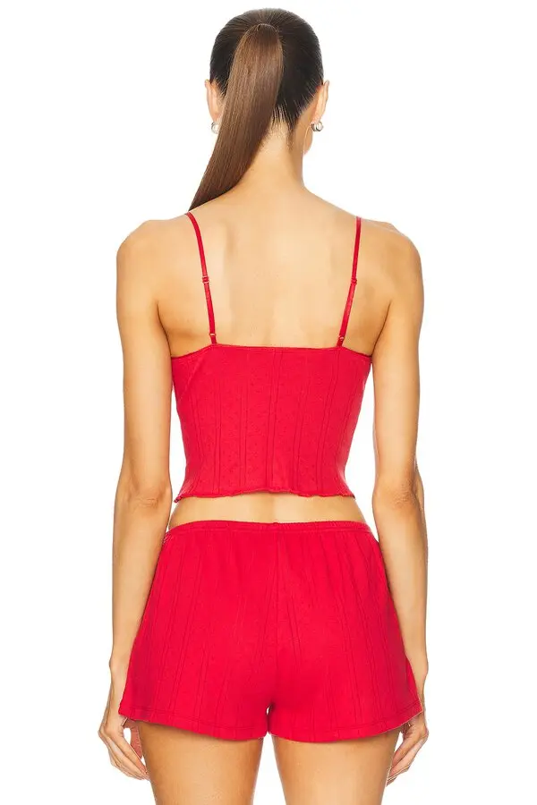 COU COU The Cami Top - Cherry Red