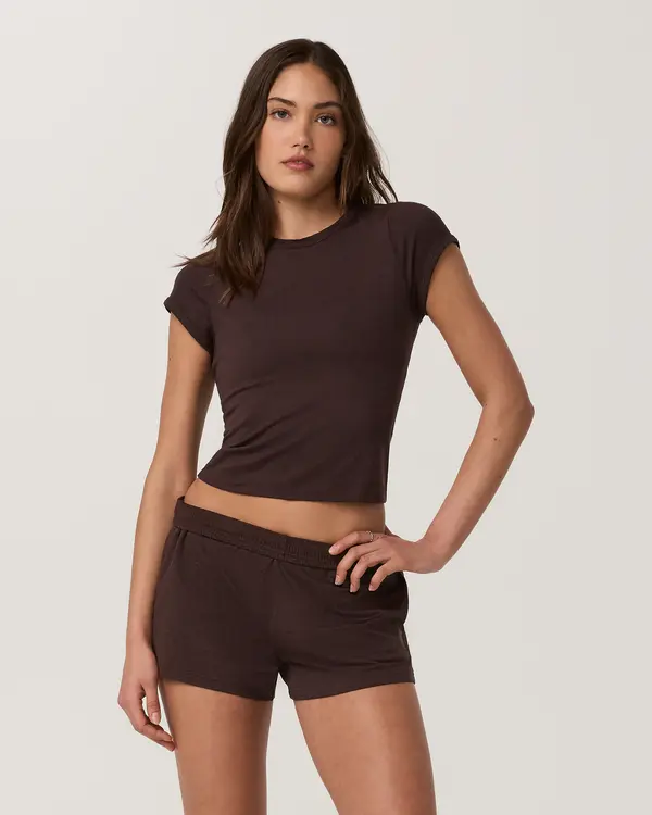 Vuori Halo Baby T-shirt - Java Heather Tonal